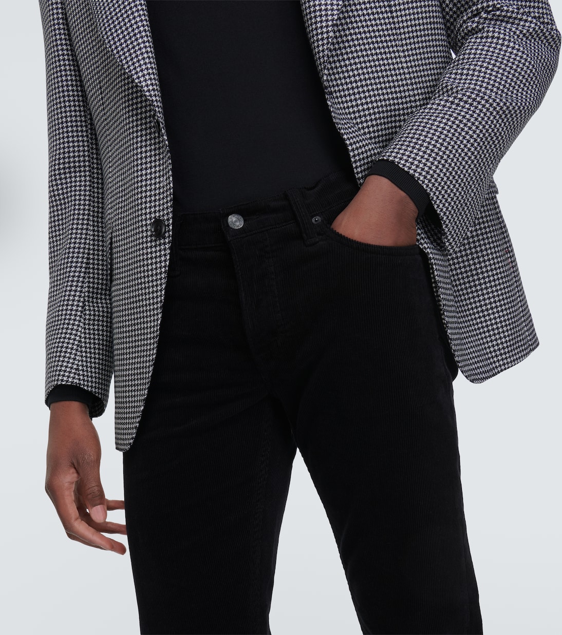 블랙 12 Waves 코듀로이 스키니 진 - Tom Ford | Mytheresa