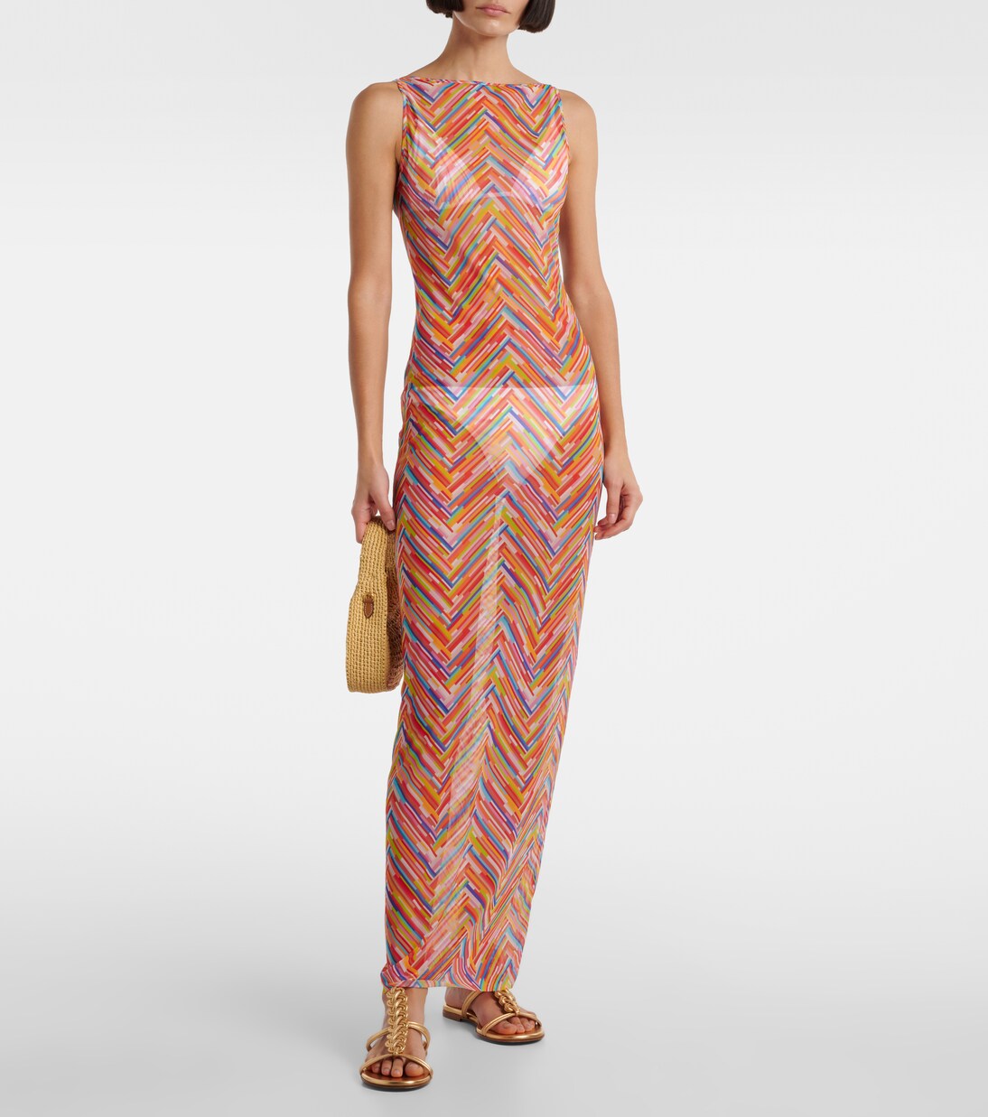 Zig Zag beach dress in multicoloured - Missoni | Mytheresa