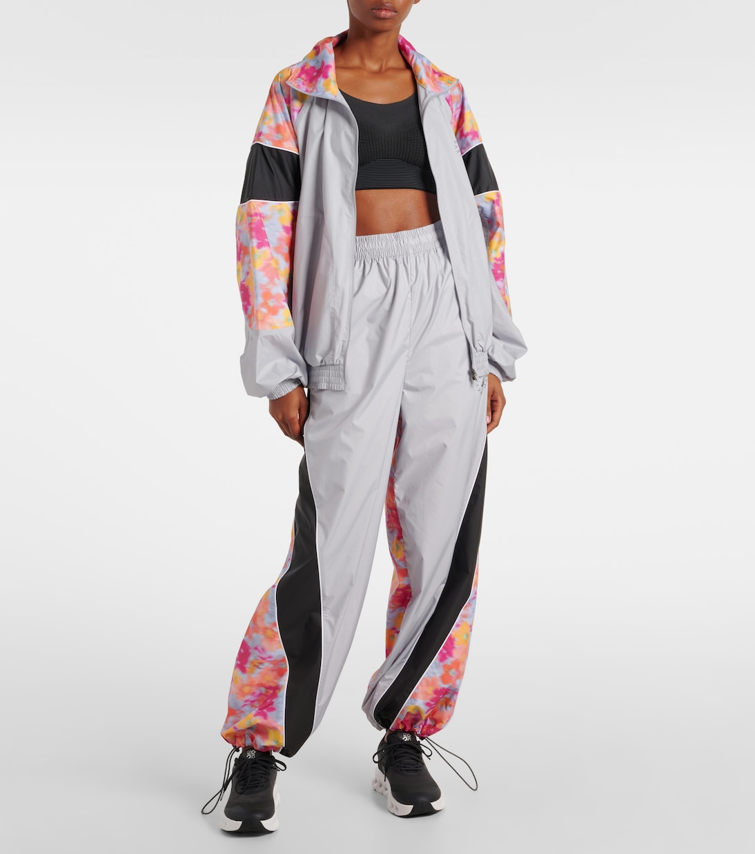 Printed track pants in multicoloured - Adidas By Stella Mc Cartney ...