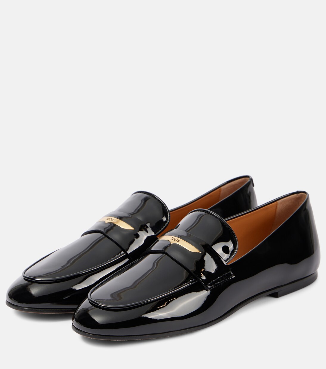 Patent leather loafers in black - Tods | Mytheresa