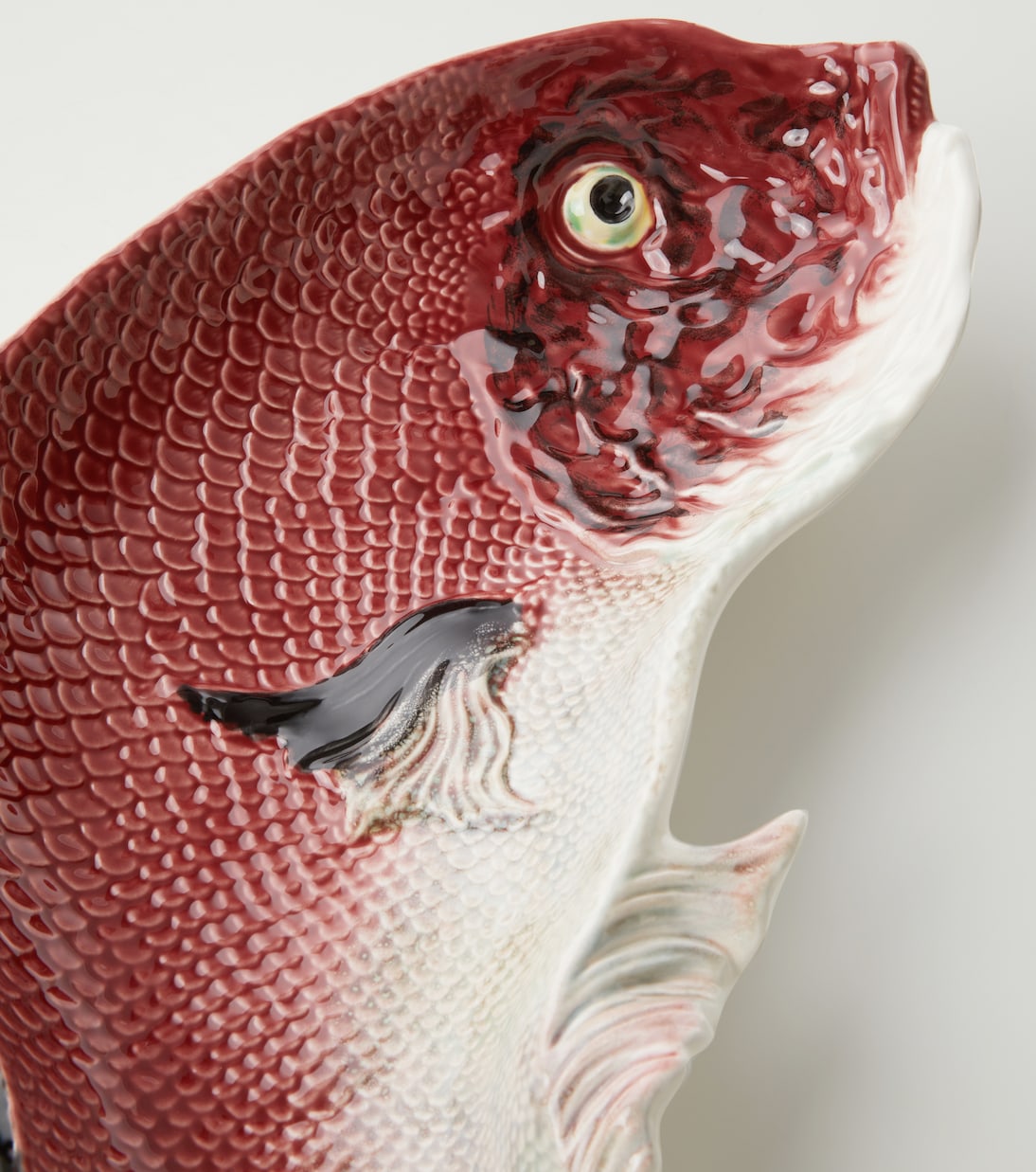 Fish platter in red - Bordallo Pinheiro | Mytheresa