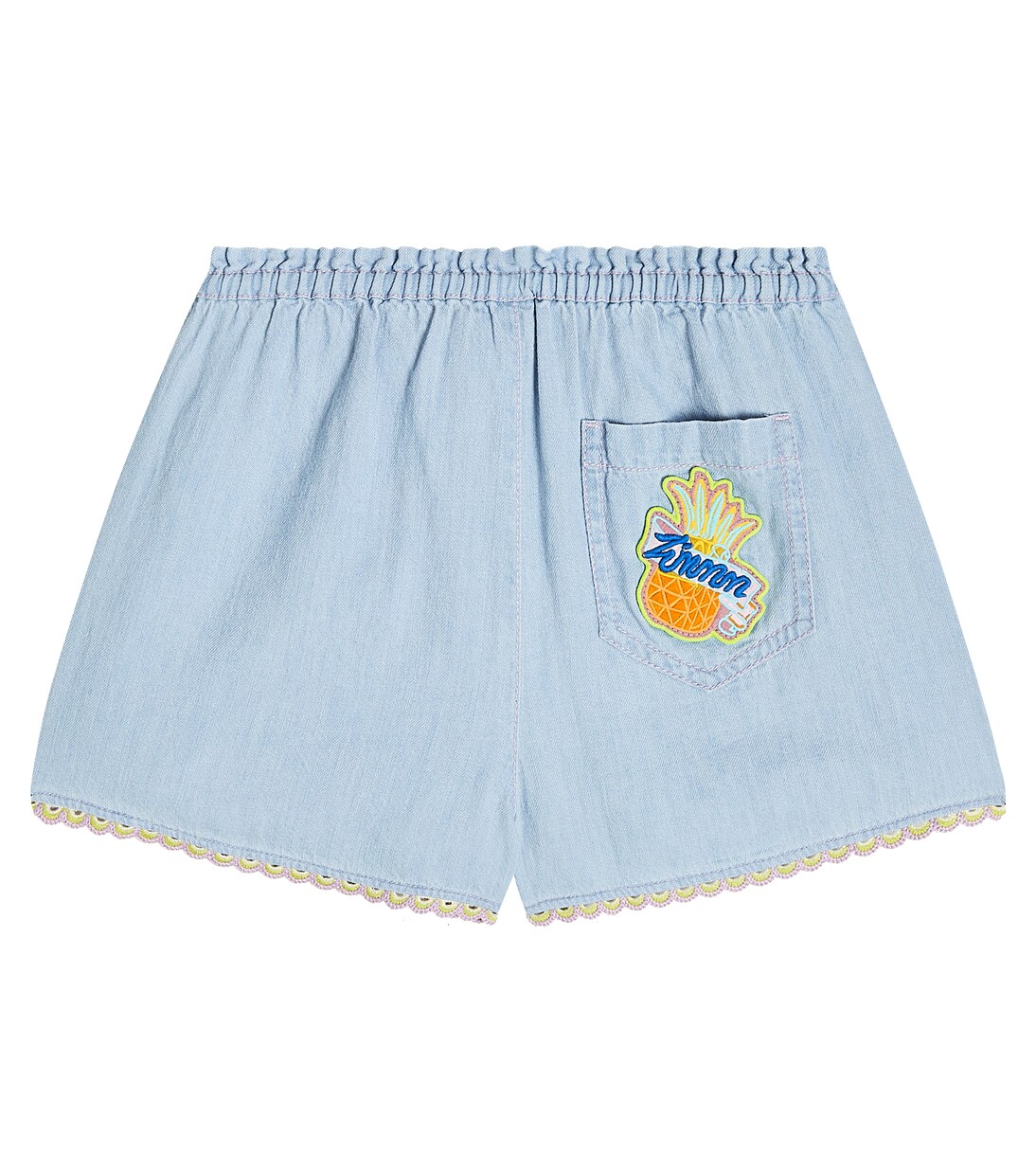 Halcyon denim shorts in blue - Zimmermann Kids | Mytheresa