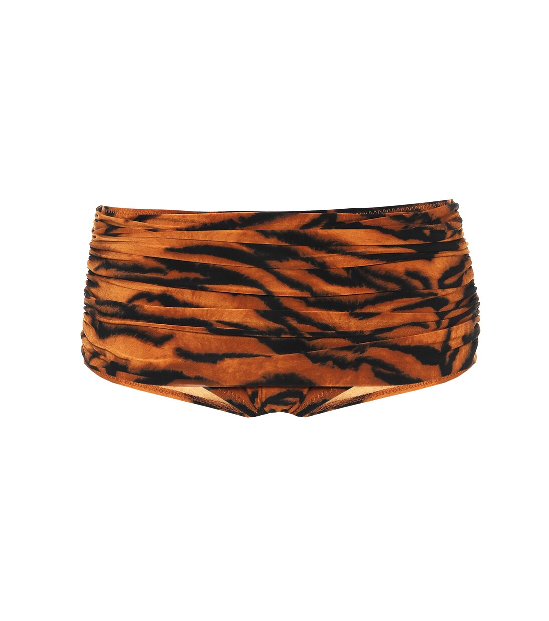 Bill Tiger Print Bikini Bottoms In Orange Norma Kamali Mytheresa