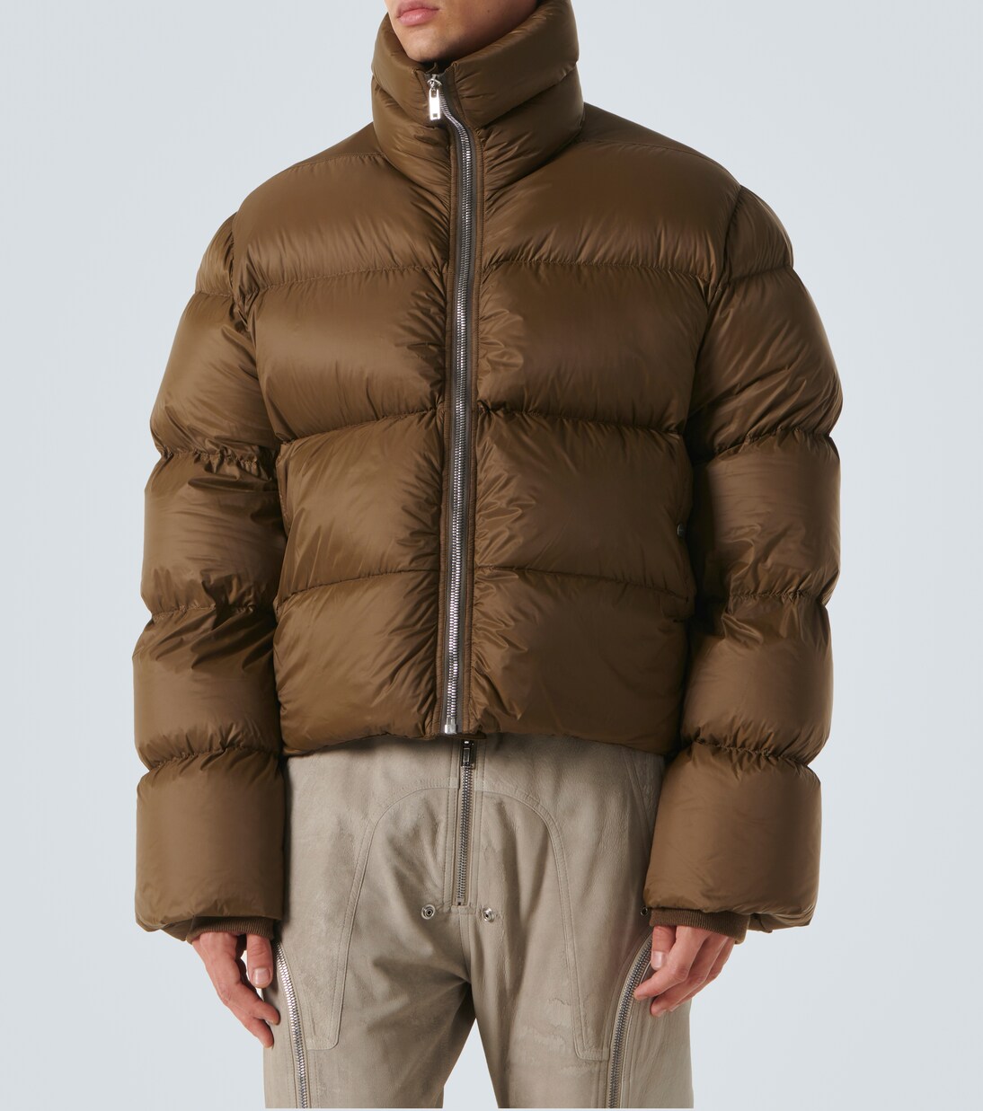 Turtle down jacket in green - Rick Owens | Mytheresa