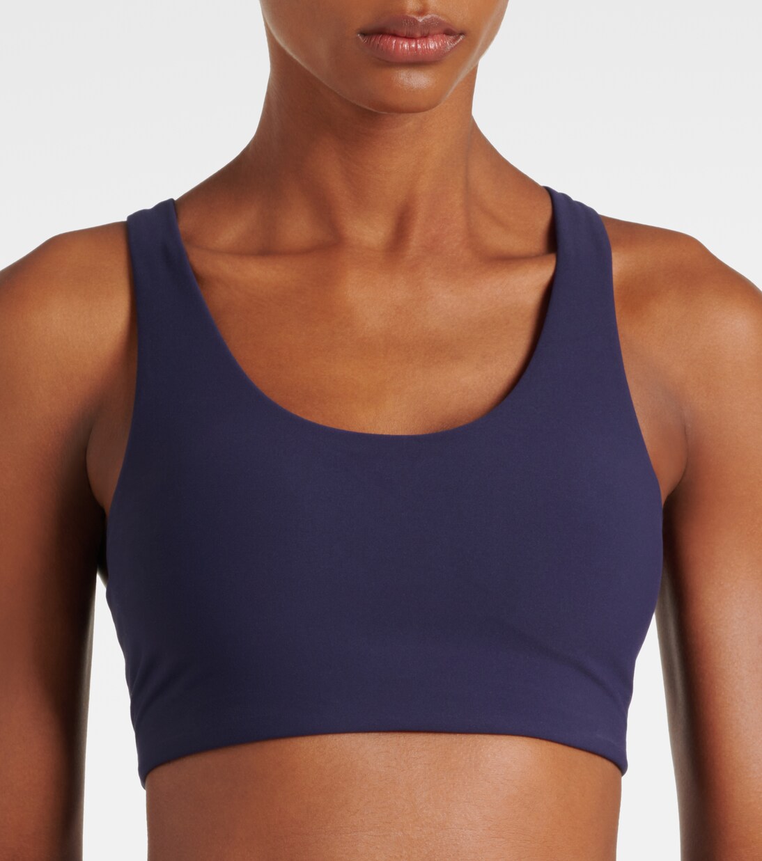 Peached Jade sports bra in blue - The Upside | Mytheresa
