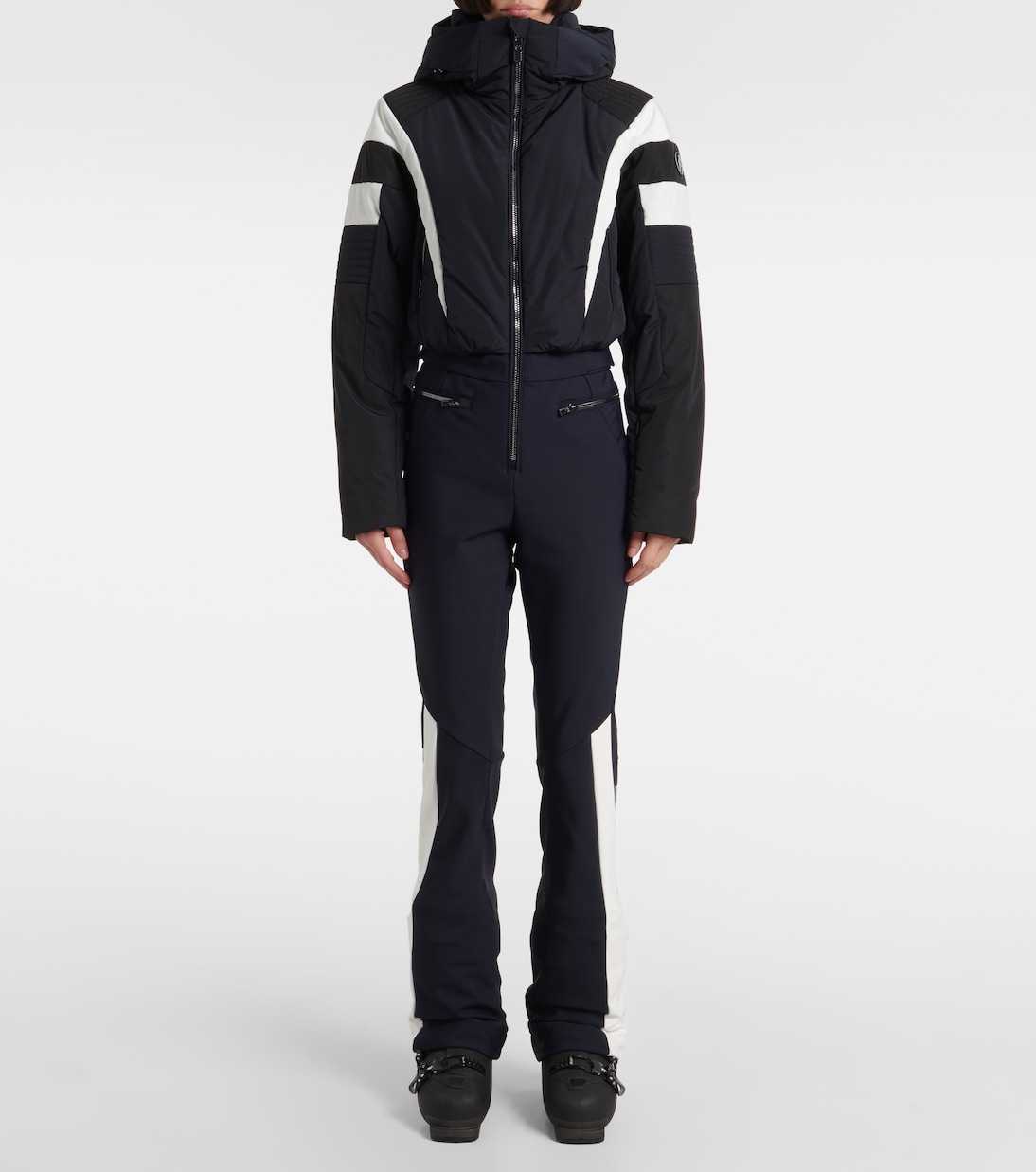Julienne colorblocked ski suit in blue - Fusalp | Mytheresa