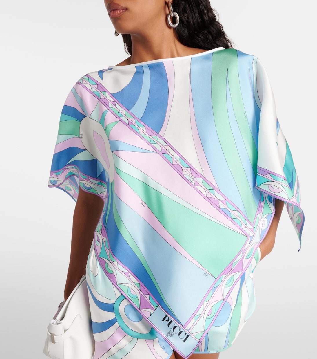 Cigni silk top in multicoloured - Pucci | Mytheresa