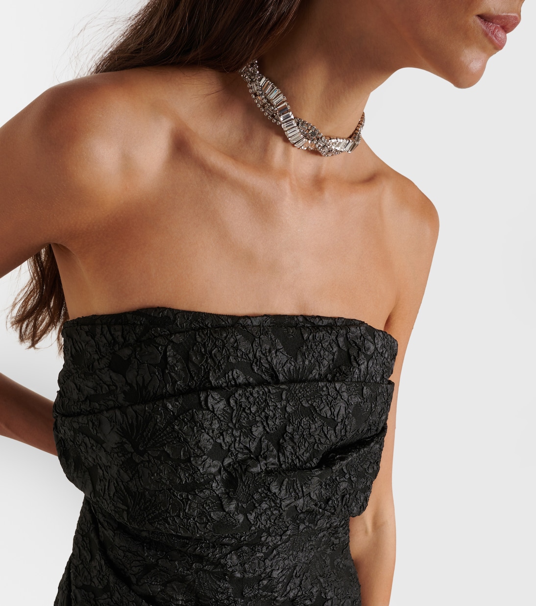 Gael jacquard top in black - Simkhai | Mytheresa