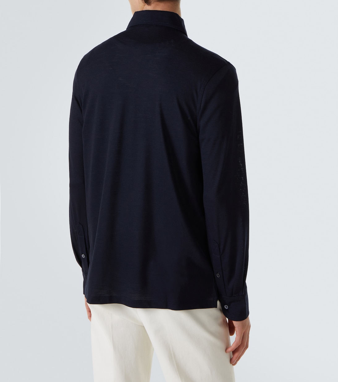 Wool shirt in blue - Rubinacci | Mytheresa