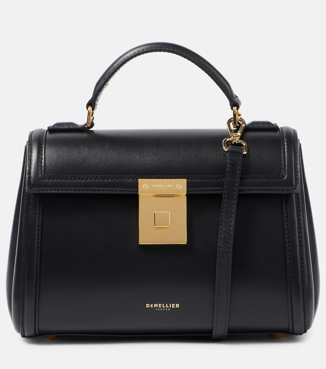 Paris leather tote bag in black - De Mellier | Mytheresa