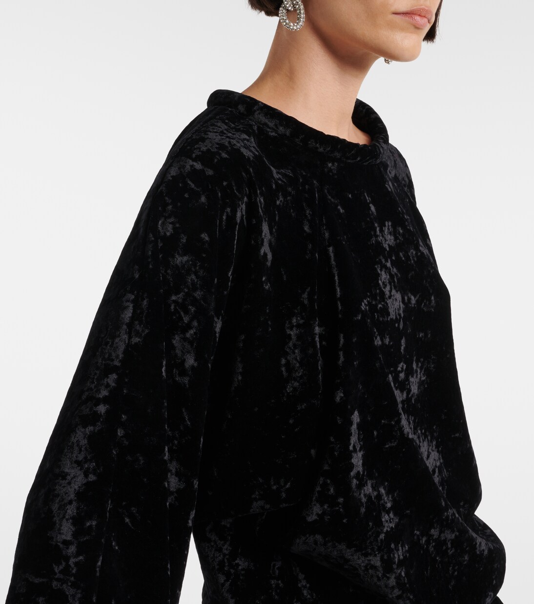 Dabia velvet top in black - Isabel Marant | Mytheresa