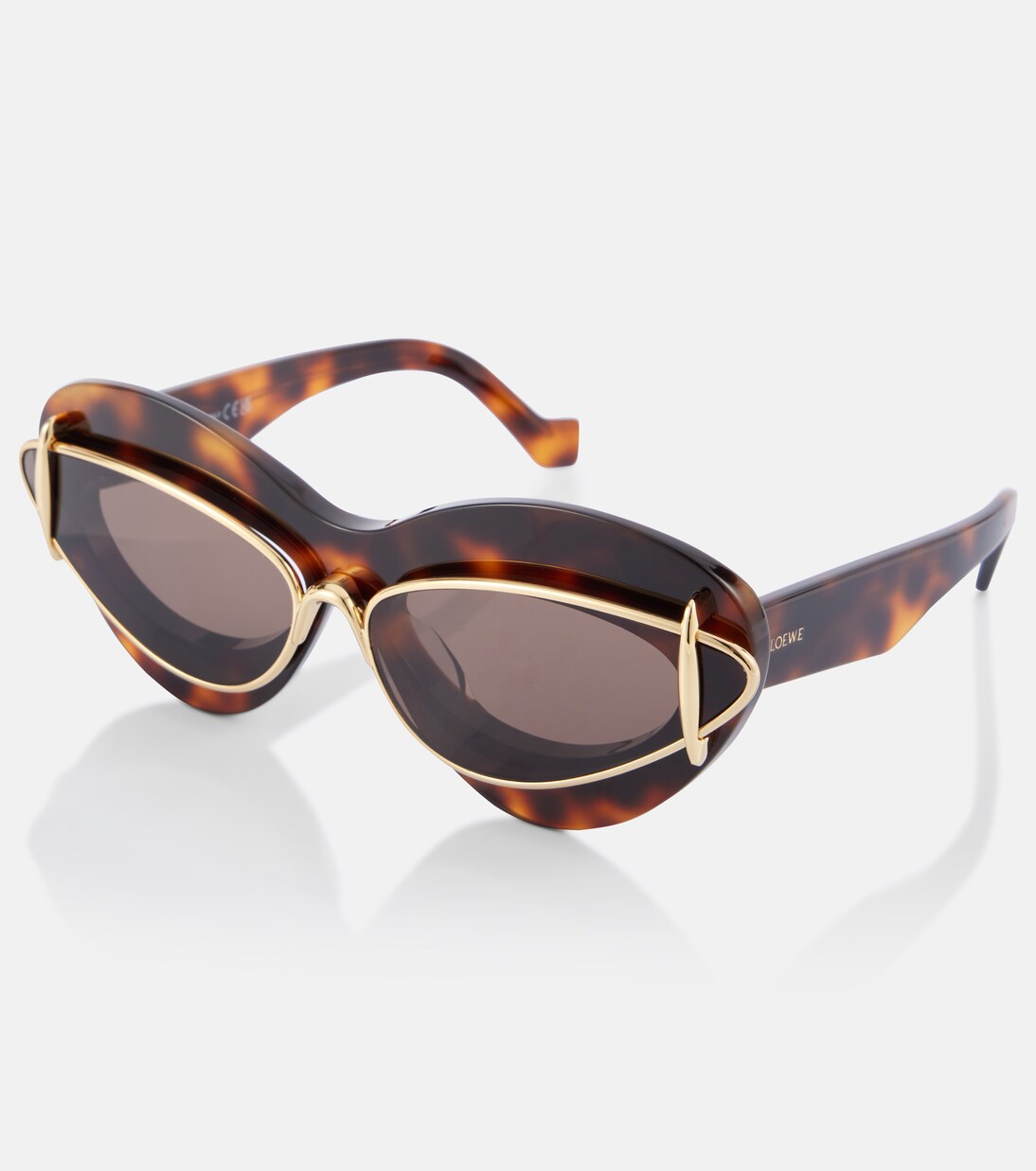 Cat-eye sunglasses in brown - Loewe | Mytheresa
