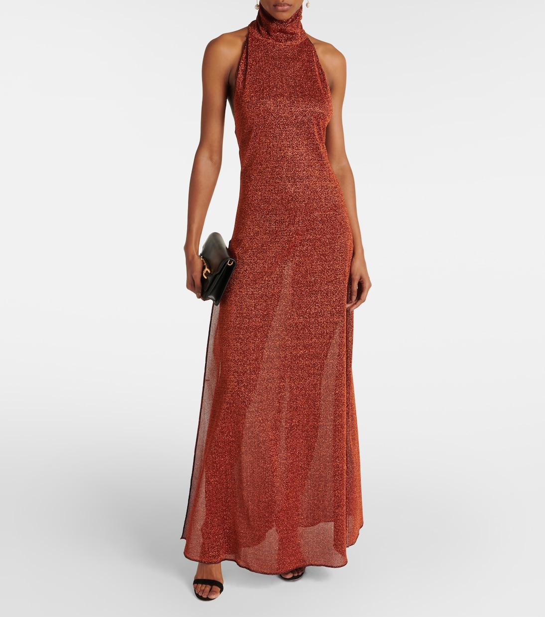 Robe longue Lumière en marron – Oseree | Mytheresa