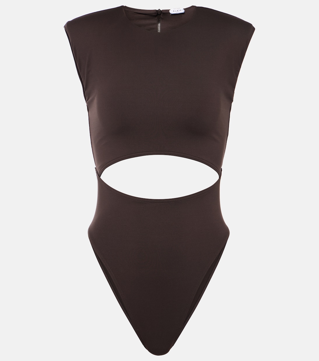 Cut-out swimsuit in brown - Alaia | Mytheresa
