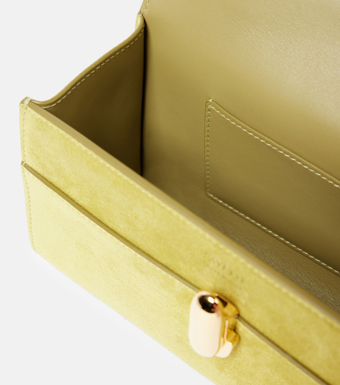 Symmetry Pochette suede tote bag in green - Savette | Mytheresa