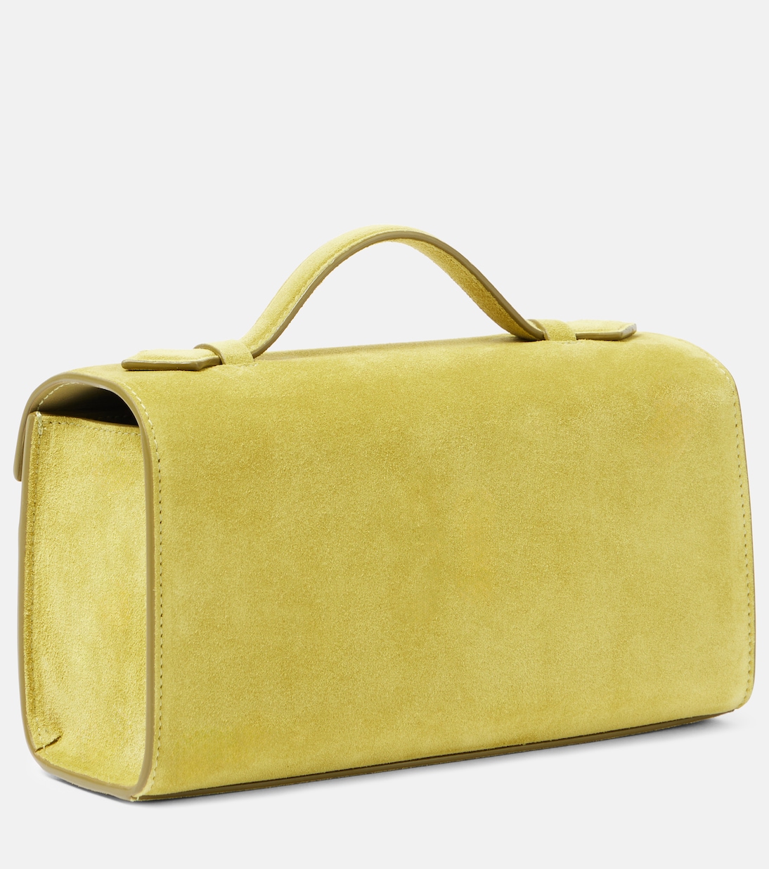 Symmetry Pochette suede tote bag in green - Savette | Mytheresa