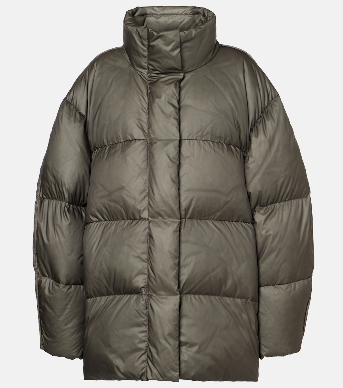 Logo down jacket in green - Acne Studios | Mytheresa