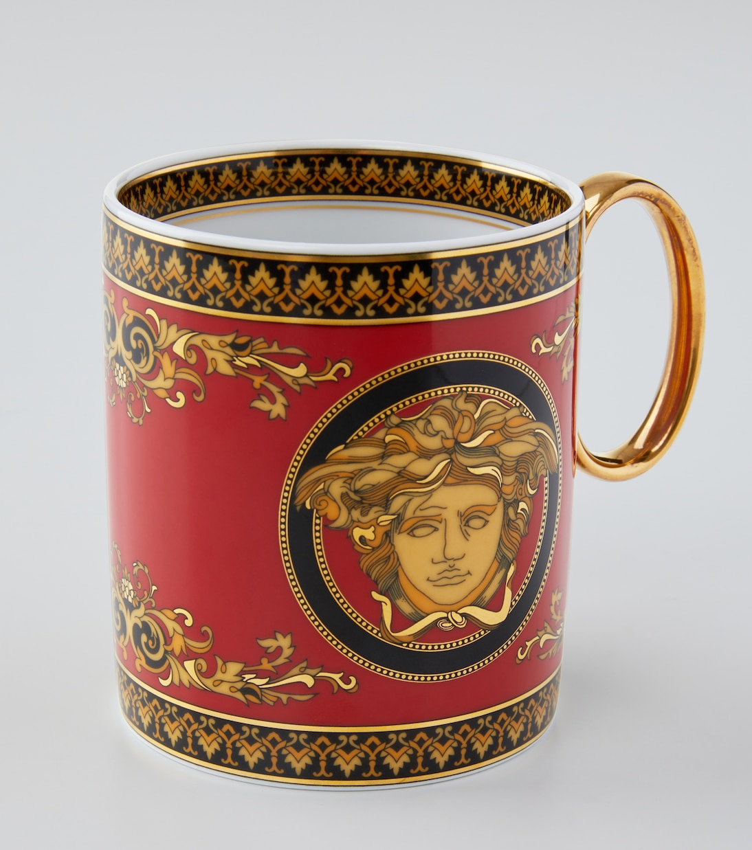 Medusa porcelain mug in red - Versace Home | Mytheresa