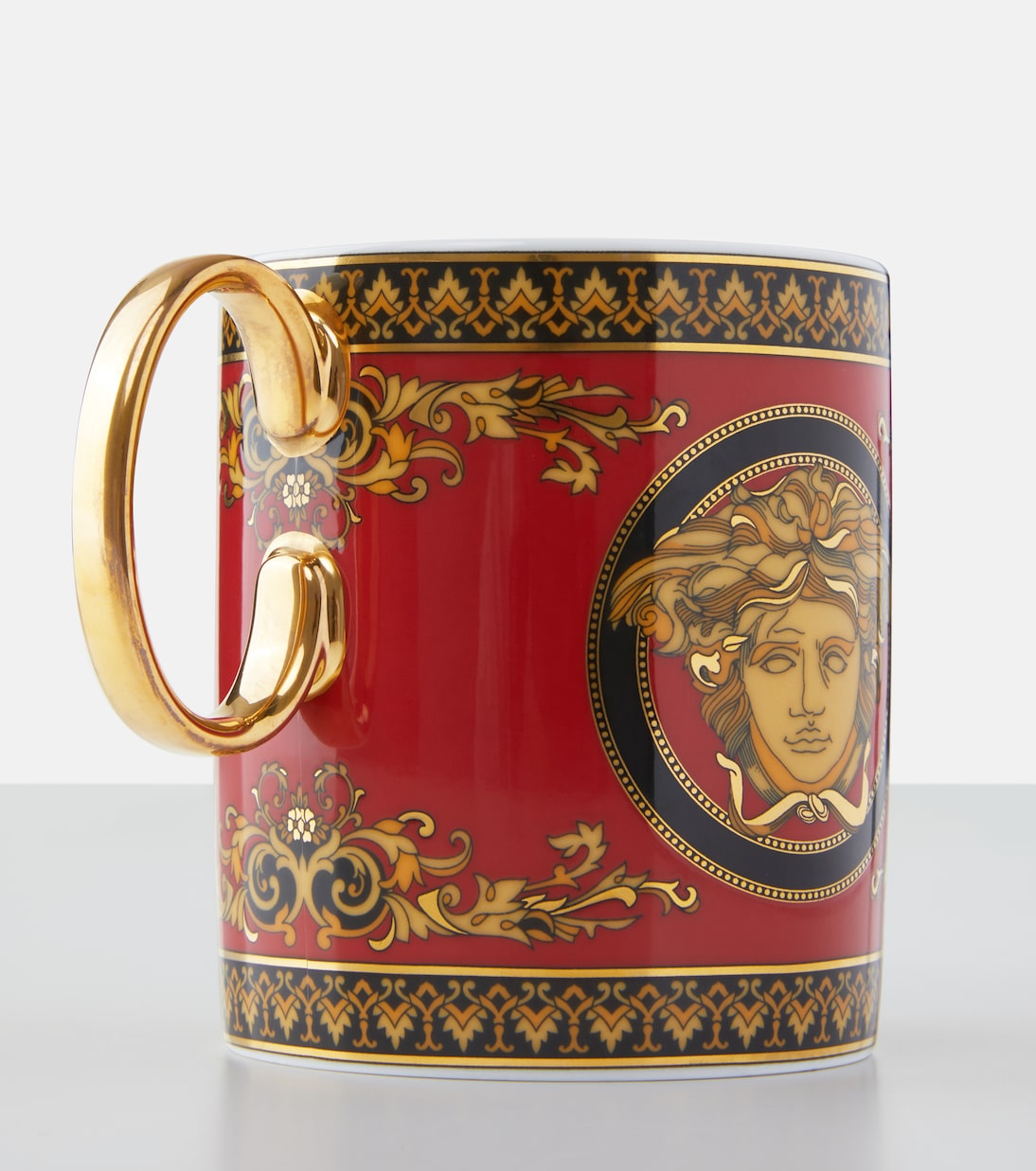 Medusa porcelain mug in red - Versace Home | Mytheresa