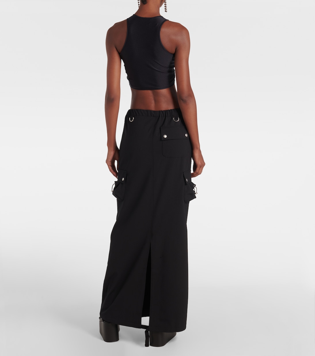 Cargo maxi skirt in black - Coperni | Mytheresa