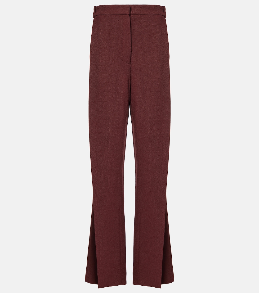 Gabrielle wide-leg pants in burgundy - Tove | Mytheresa