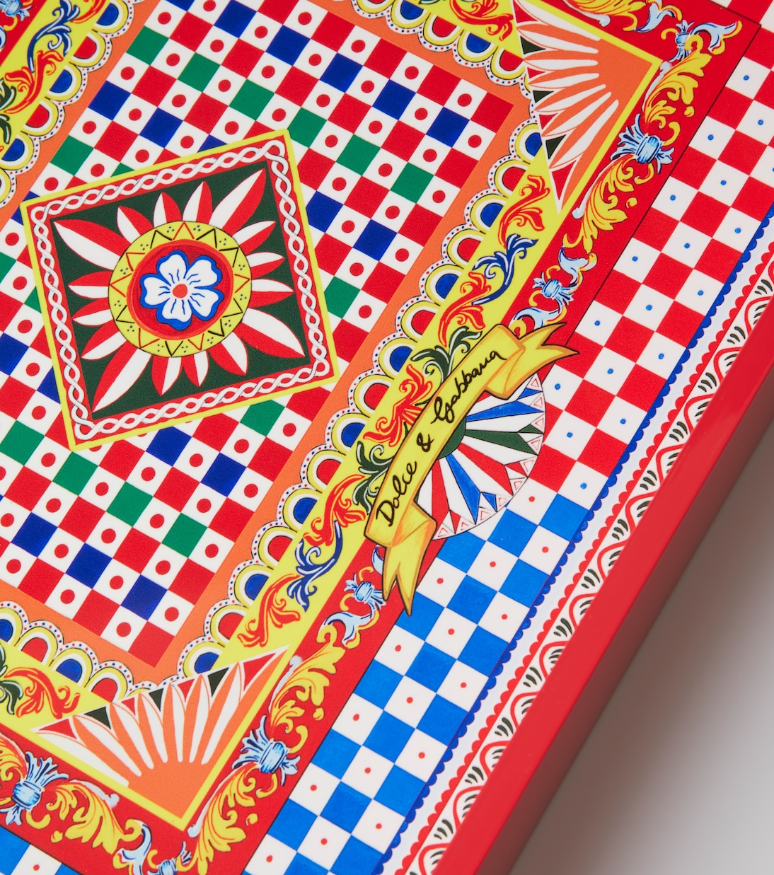 Carretto Siciliano wooden tray in multicoloured - Dolce Gabbana Casa ...