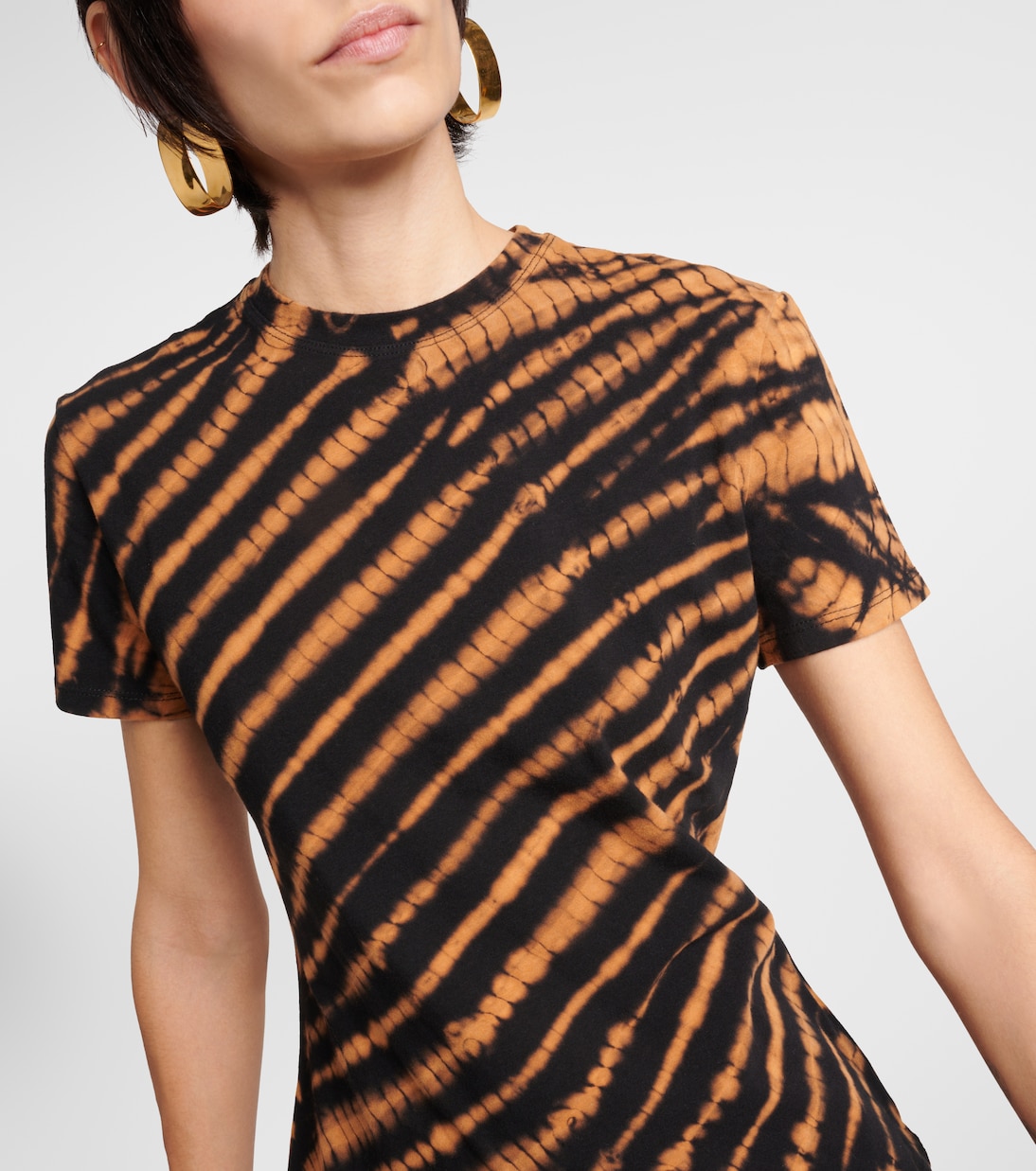 White Label Finley tie-dye cotton-blend T-shirt in multicoloured ...