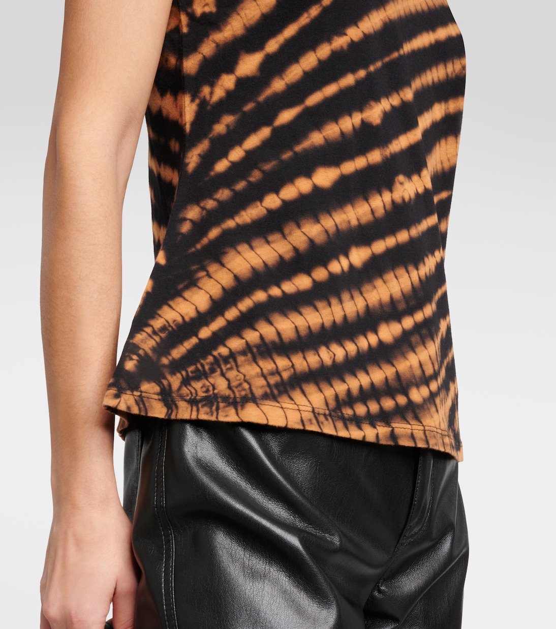 White Label Finley tie-dye cotton-blend T-shirt in multicoloured ...