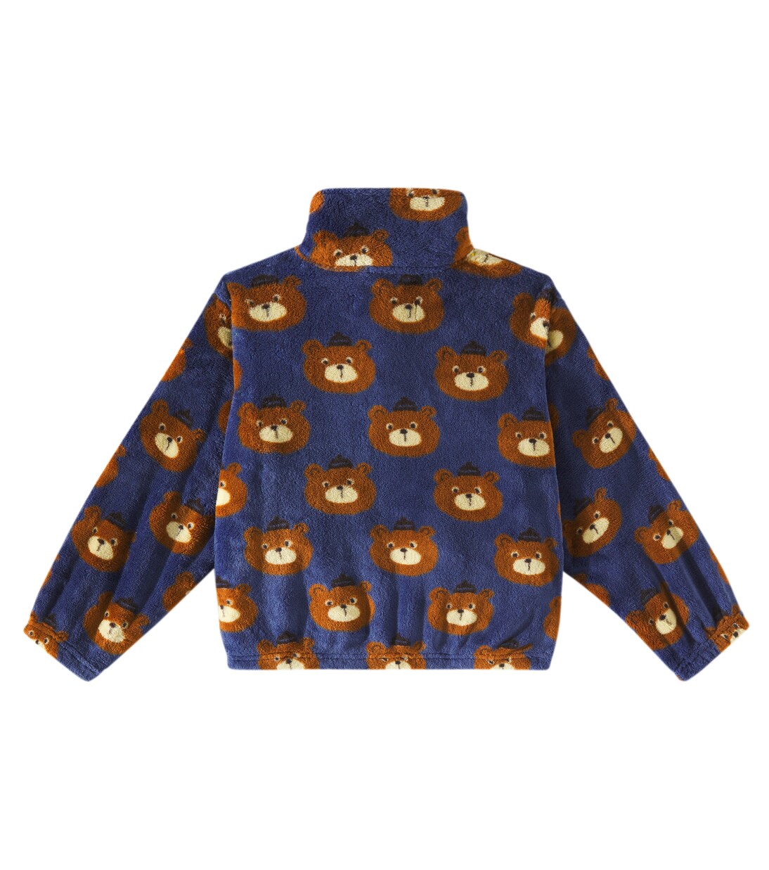 Bears fleece jacket in blue - Tinycottons | Mytheresa