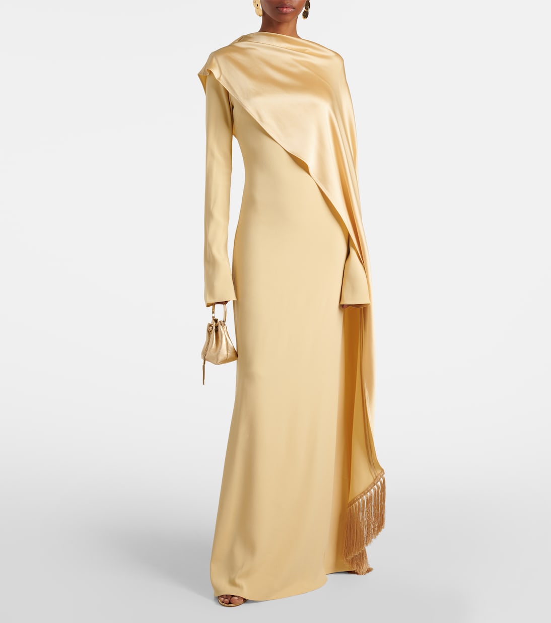 Mounia gown in yellow - Taller Marmo | Mytheresa