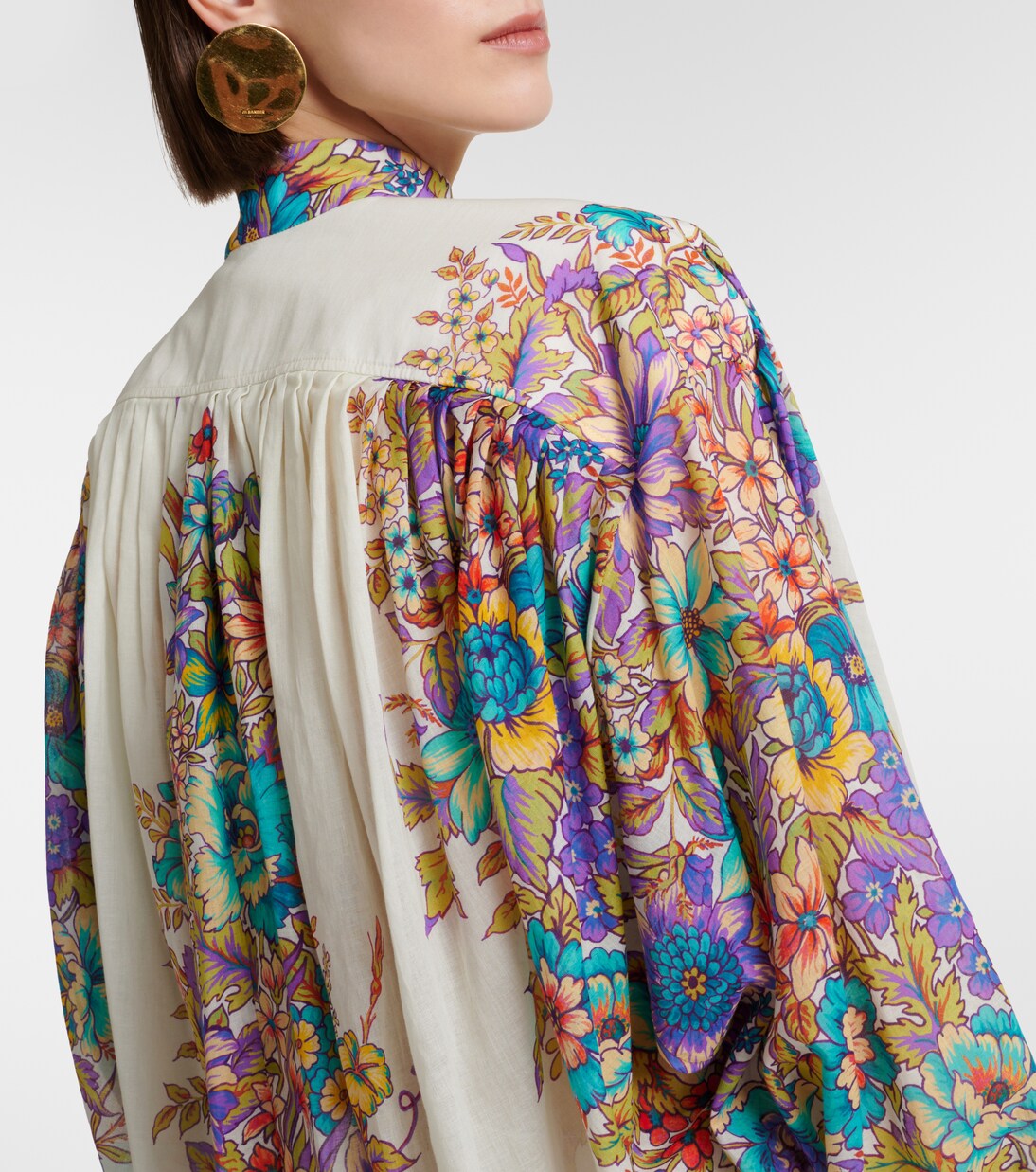 Floral cotton shirt in multicoloured - Etro | Mytheresa