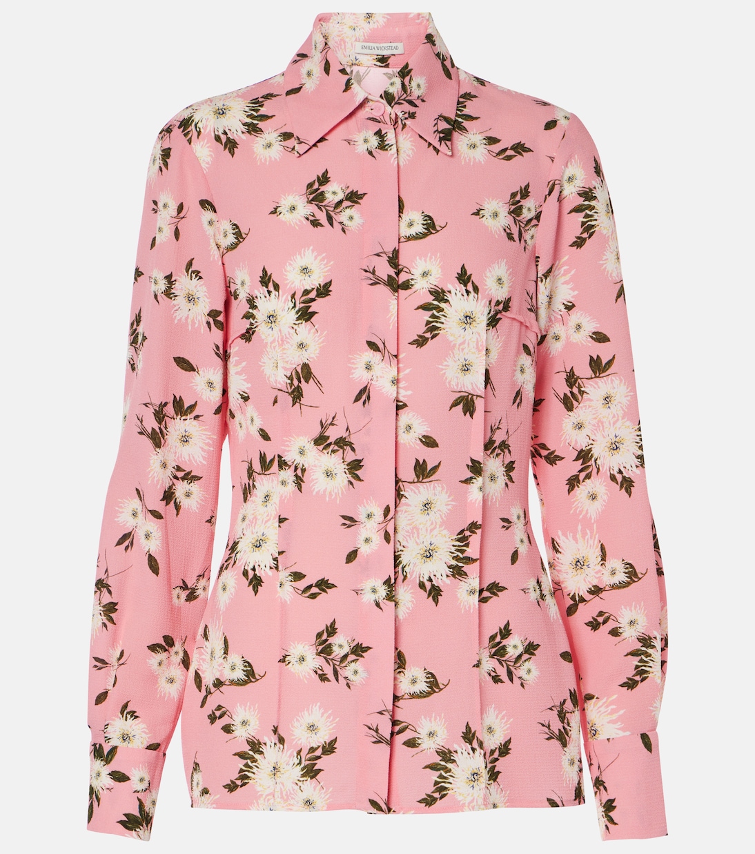 Ravanne floral shirt in pink - Emilia Wickstead | Mytheresa