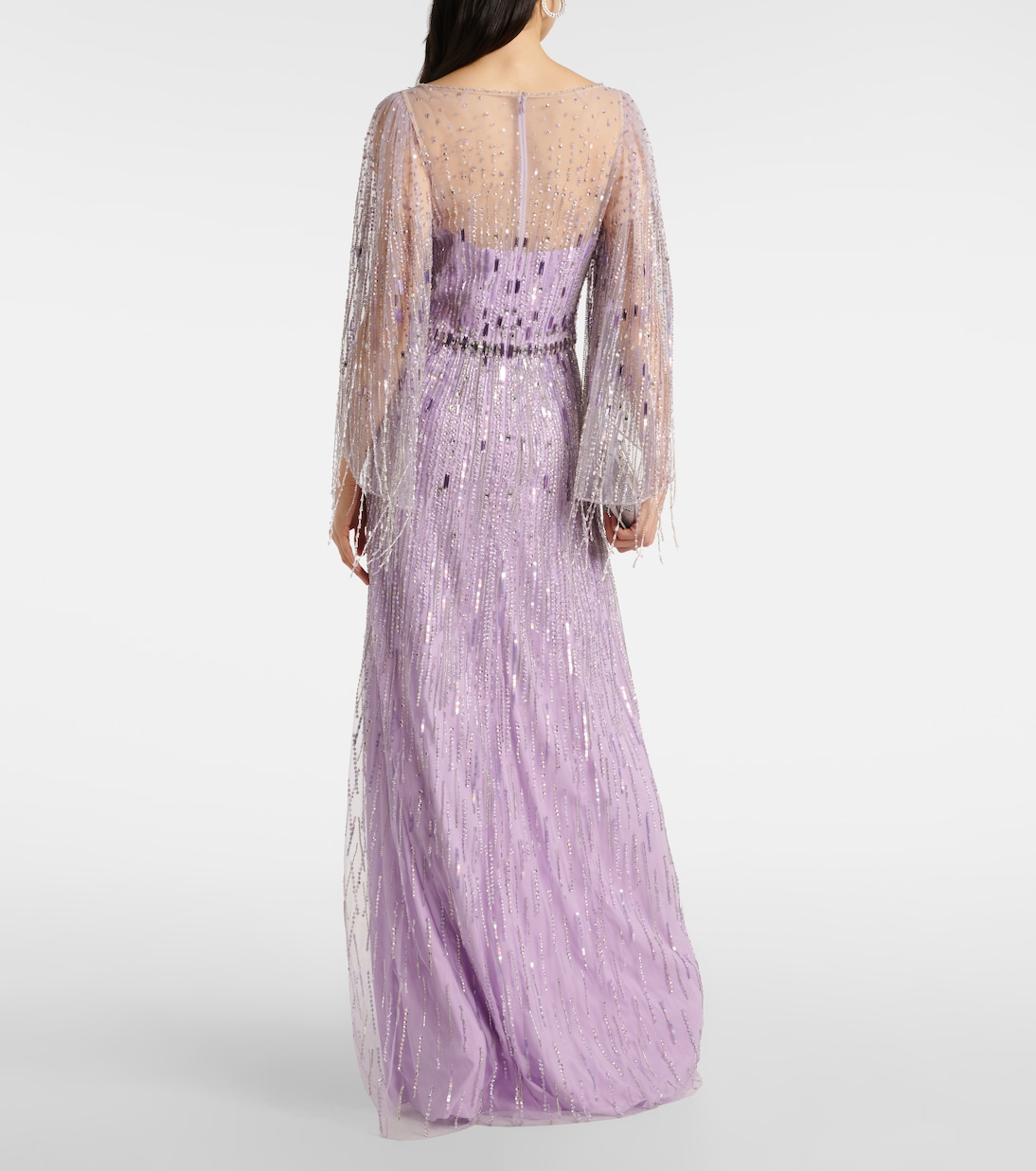 Rhapsody embellished gown in purple - Jenny Packham | Mytheresa