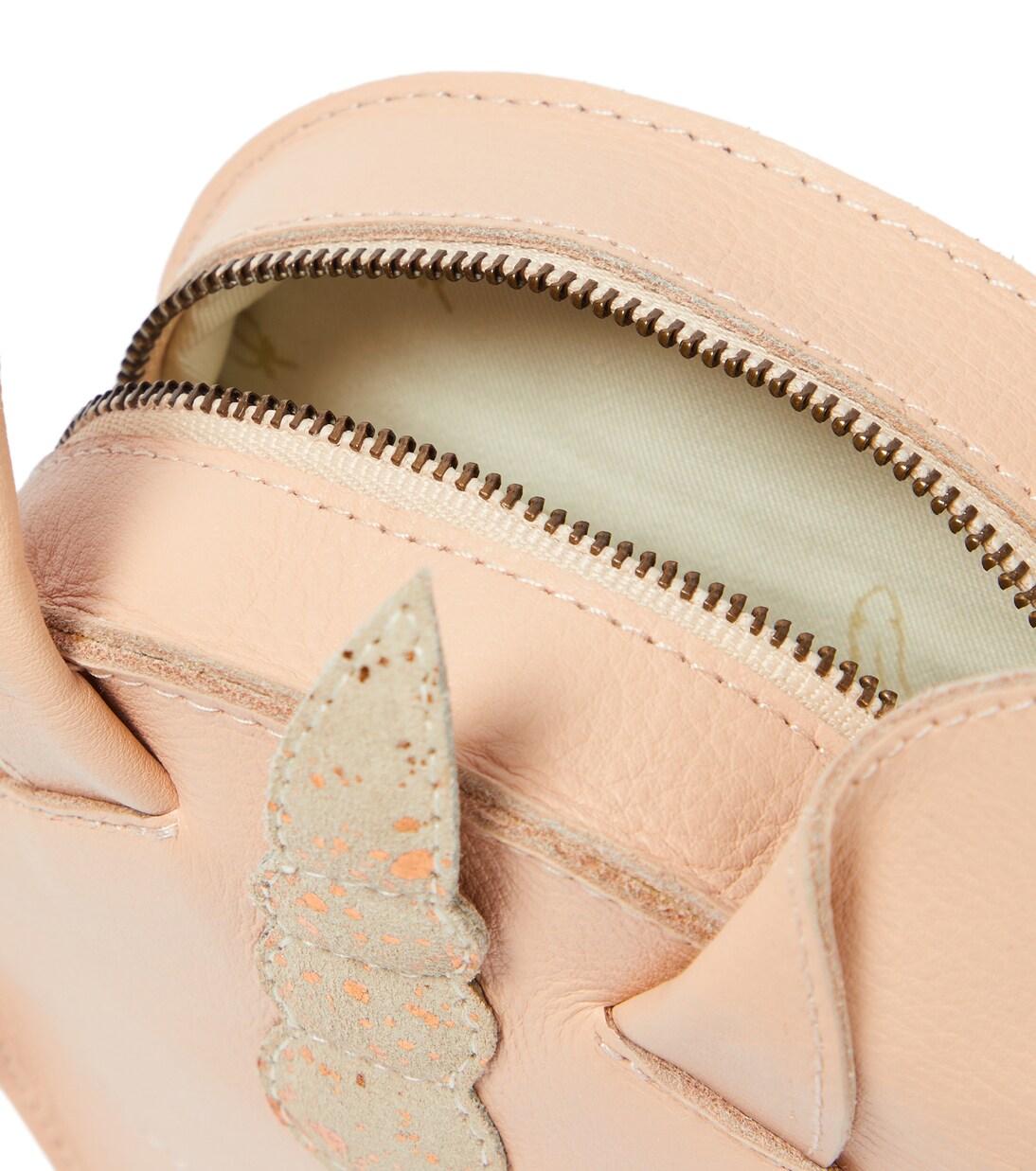 Kapi leather backpack in pink - Donsje | Mytheresa