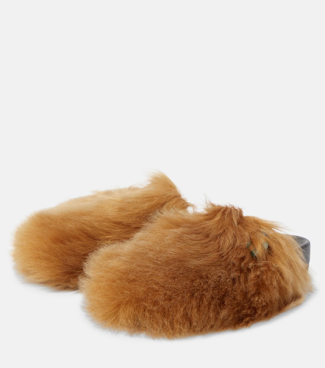 Journey shearling mules in black - Alanui | Mytheresa