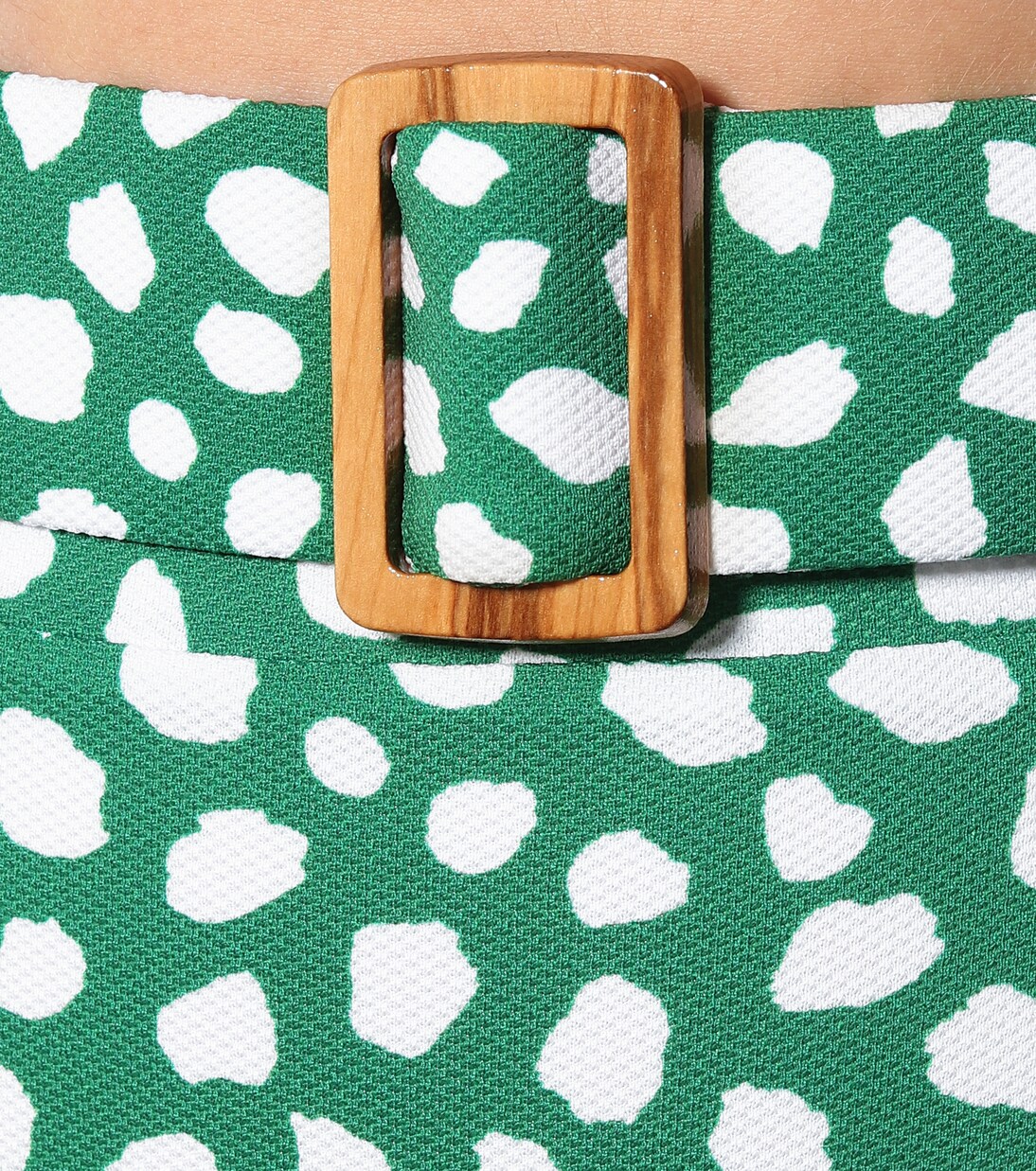 Clara leopard-print bikini bottoms in green - Alexandra Miro | Mytheresa