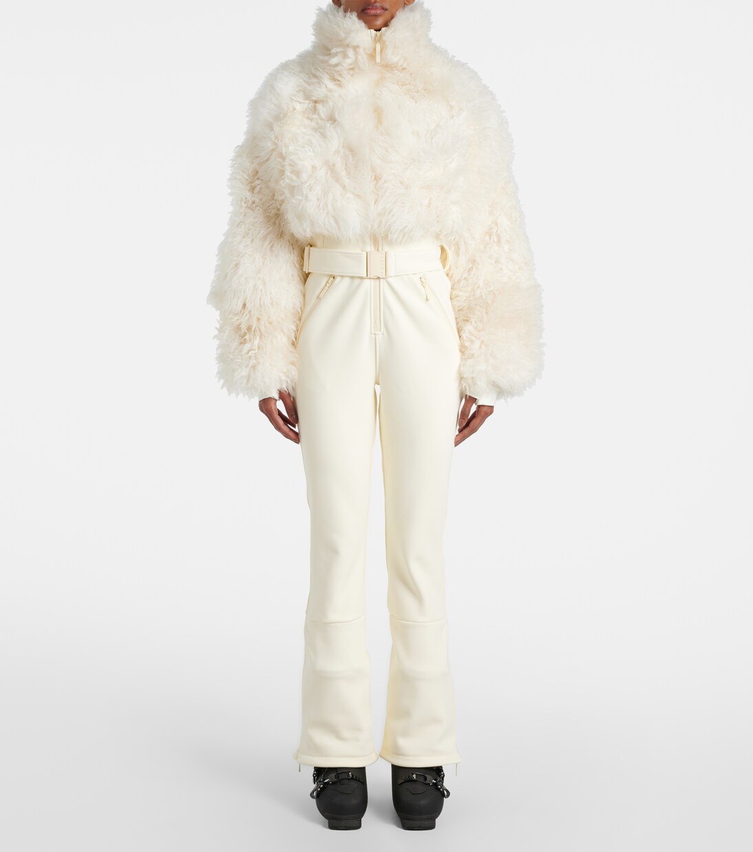 Nozawa shearling ski suit in white - Cordova | Mytheresa