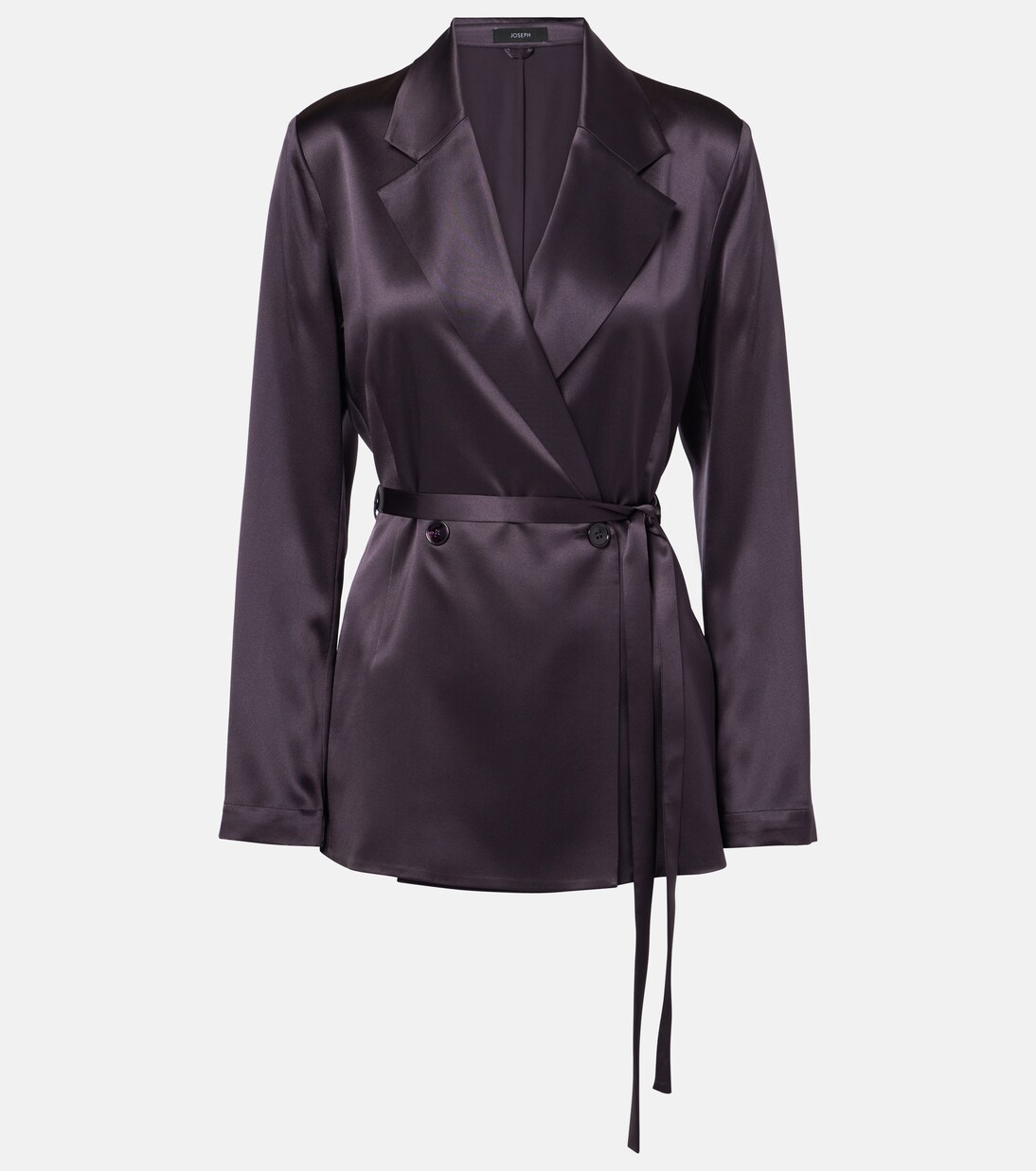Veste Joubert en satin de soie en violet – Joseph | Mytheresa