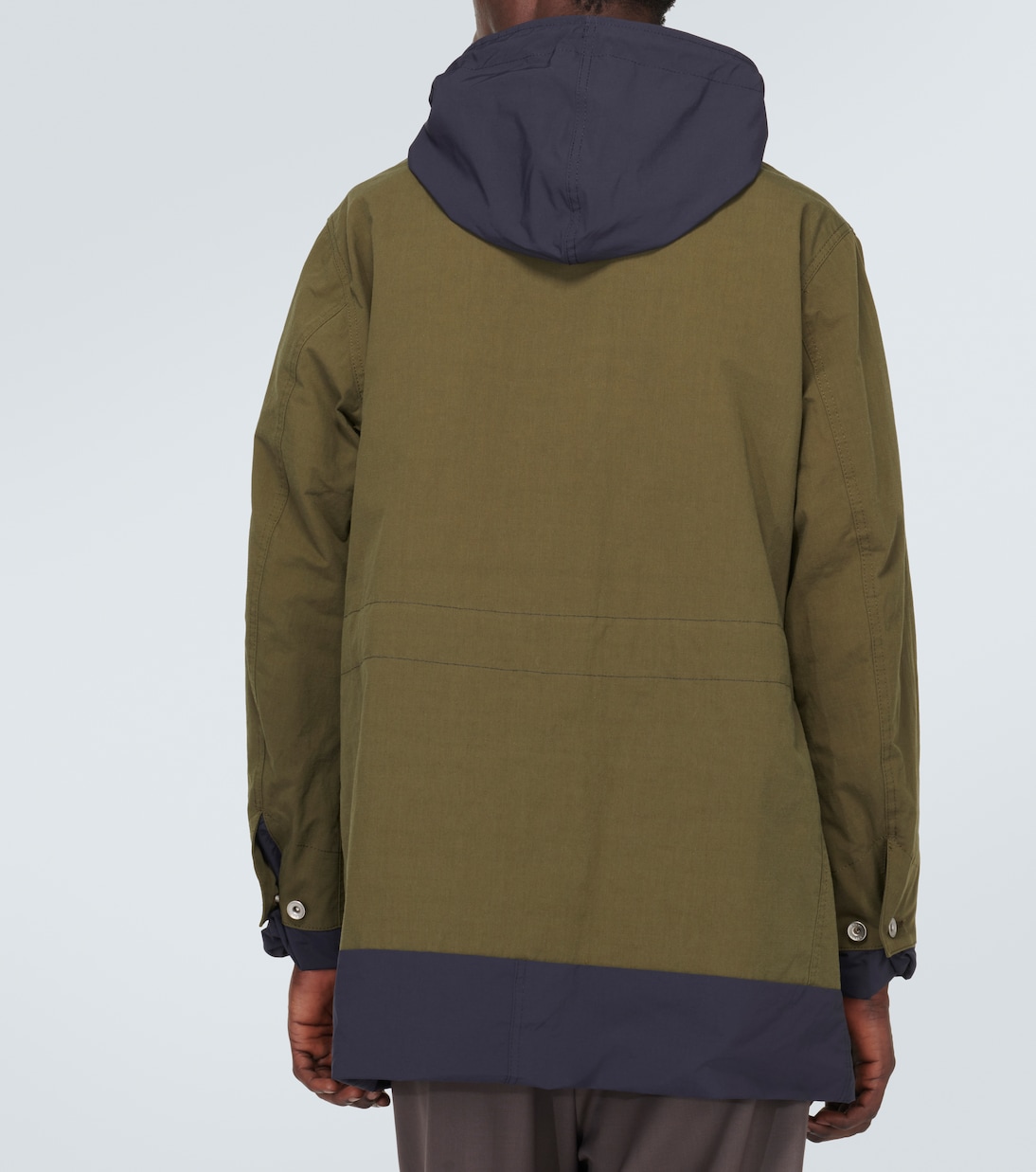 Reversible cotton-blend ripstop coat in green - Sacai | Mytheresa