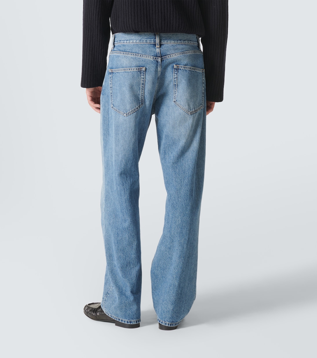 Jeans anchos Ross en azul - The Row | Mytheresa