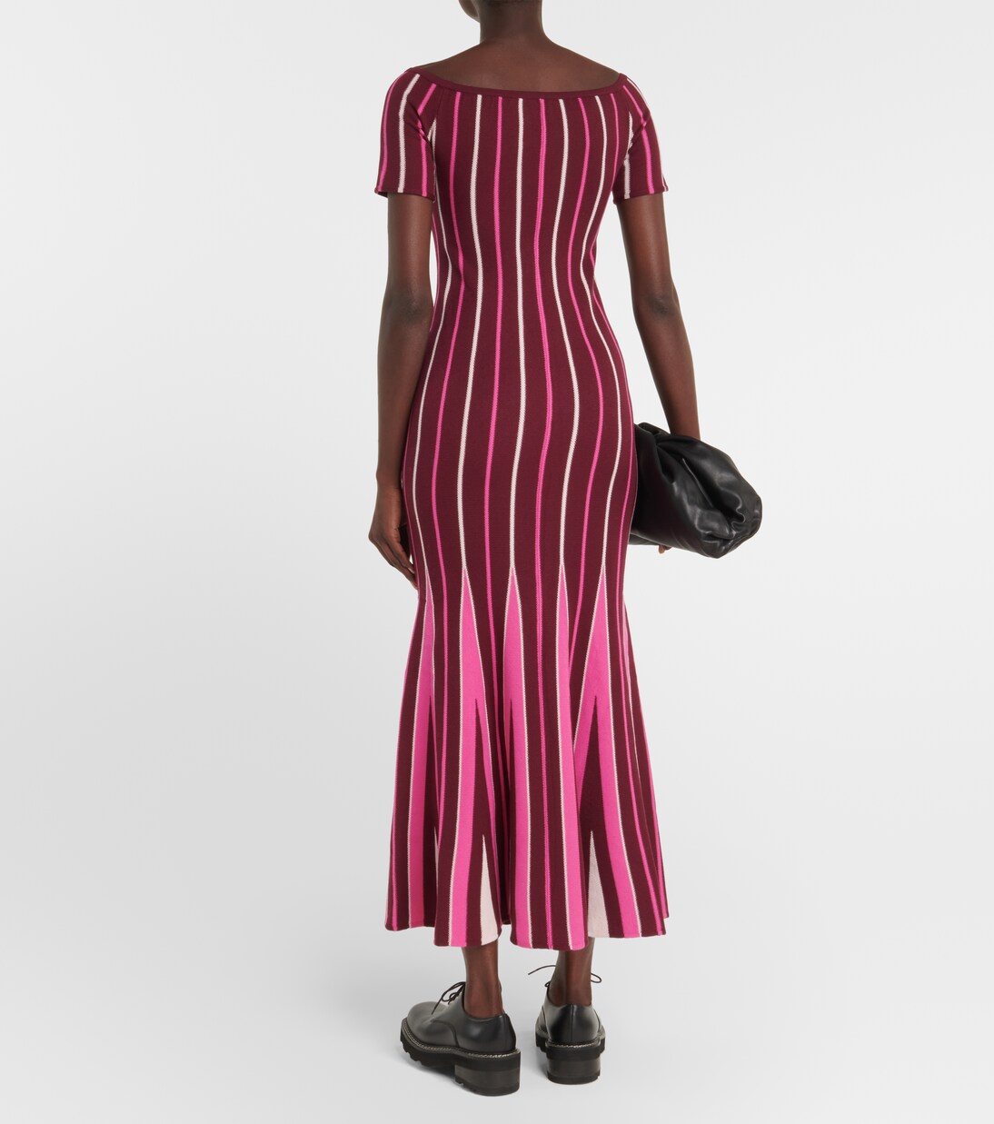 Pleated wool maxi dress in red - Gabriela Hearst | Mytheresa