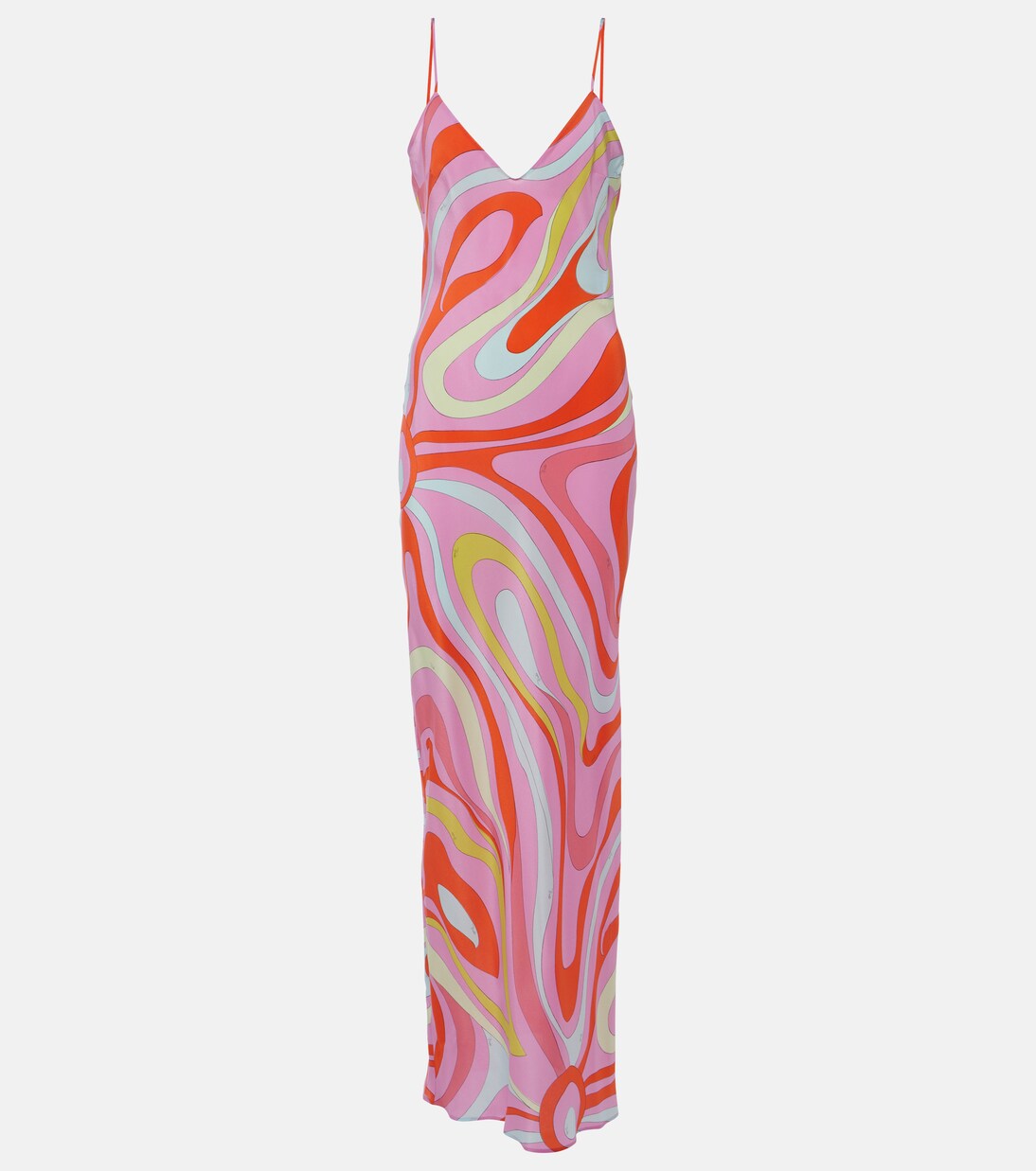 Marmo silk slip dress in pink - Pucci | Mytheresa