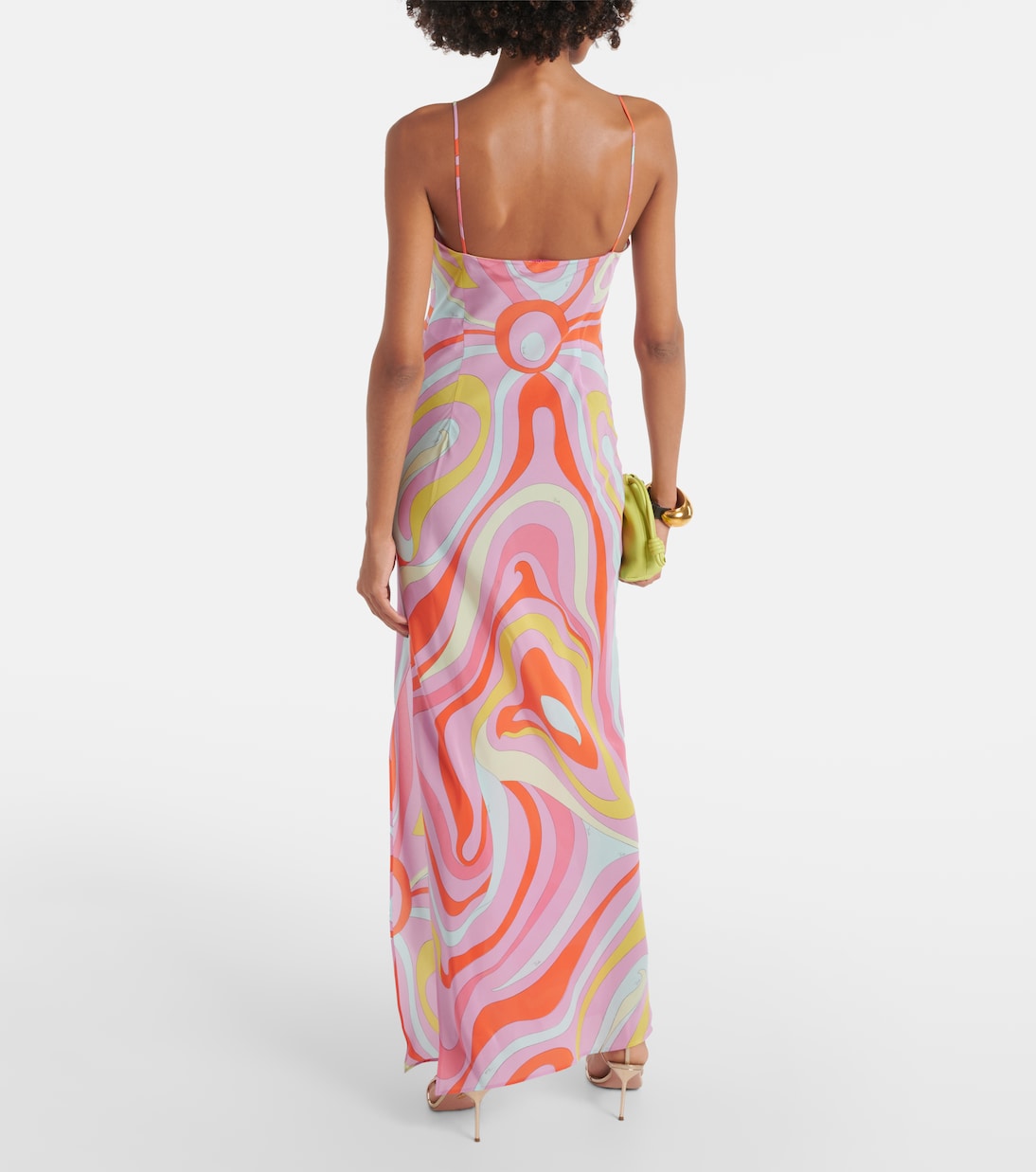 Marmo silk slip dress in pink - Pucci | Mytheresa