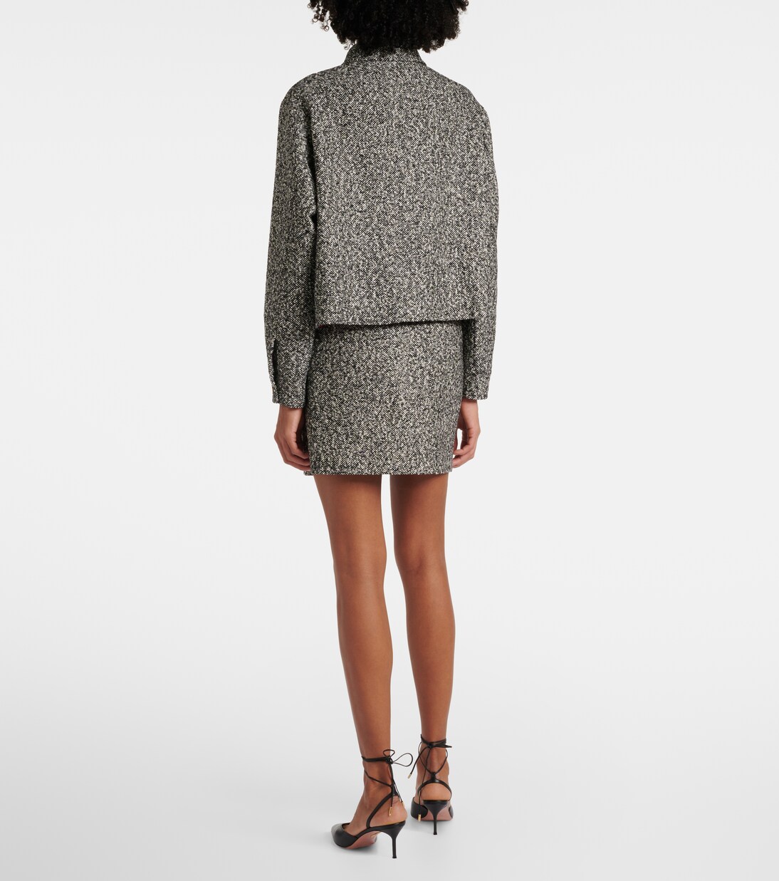 Demien wool-blend tweed jacket in black - Max Mara | Mytheresa