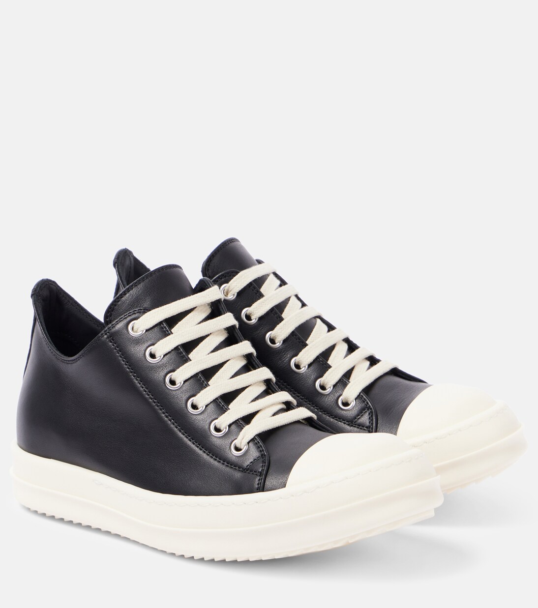 Sneaks Low leather sneakers in black - Rick Owens | Mytheresa