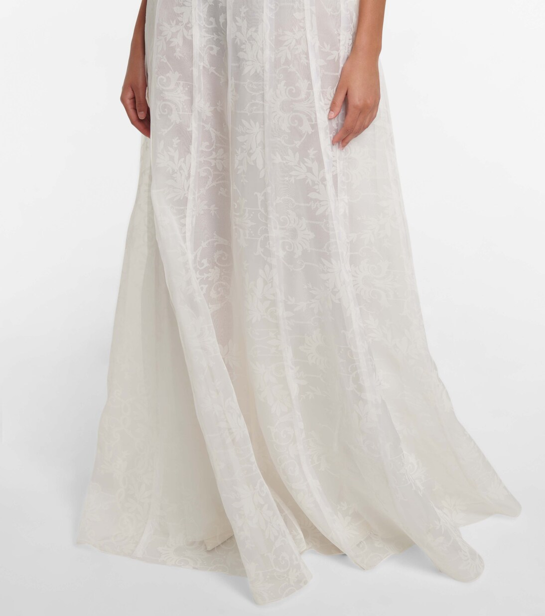 Talayah floral maxi dress in beige - Brock Collection | Mytheresa