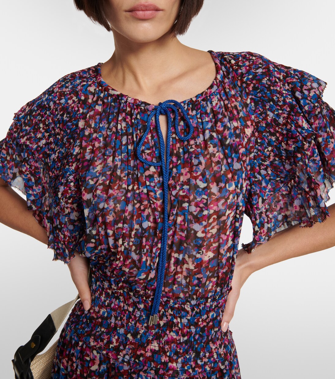 Minikleid Florise aus Georgette in Multicolor - Marant Etoile | Mytheresa