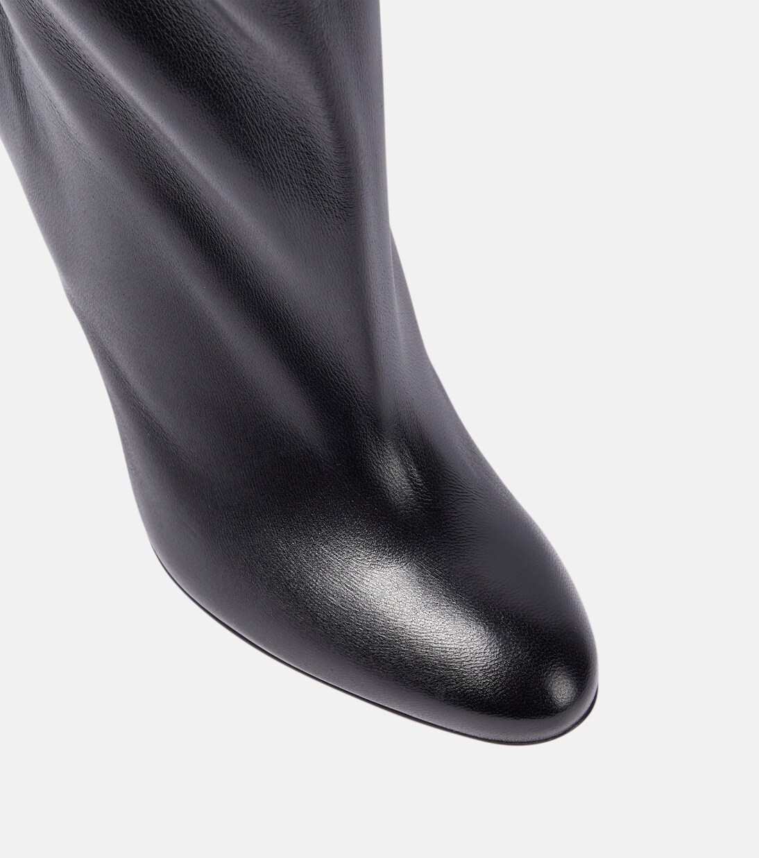 Cone leather over-the-knee boots in black - Proenza Schouler | Mytheresa