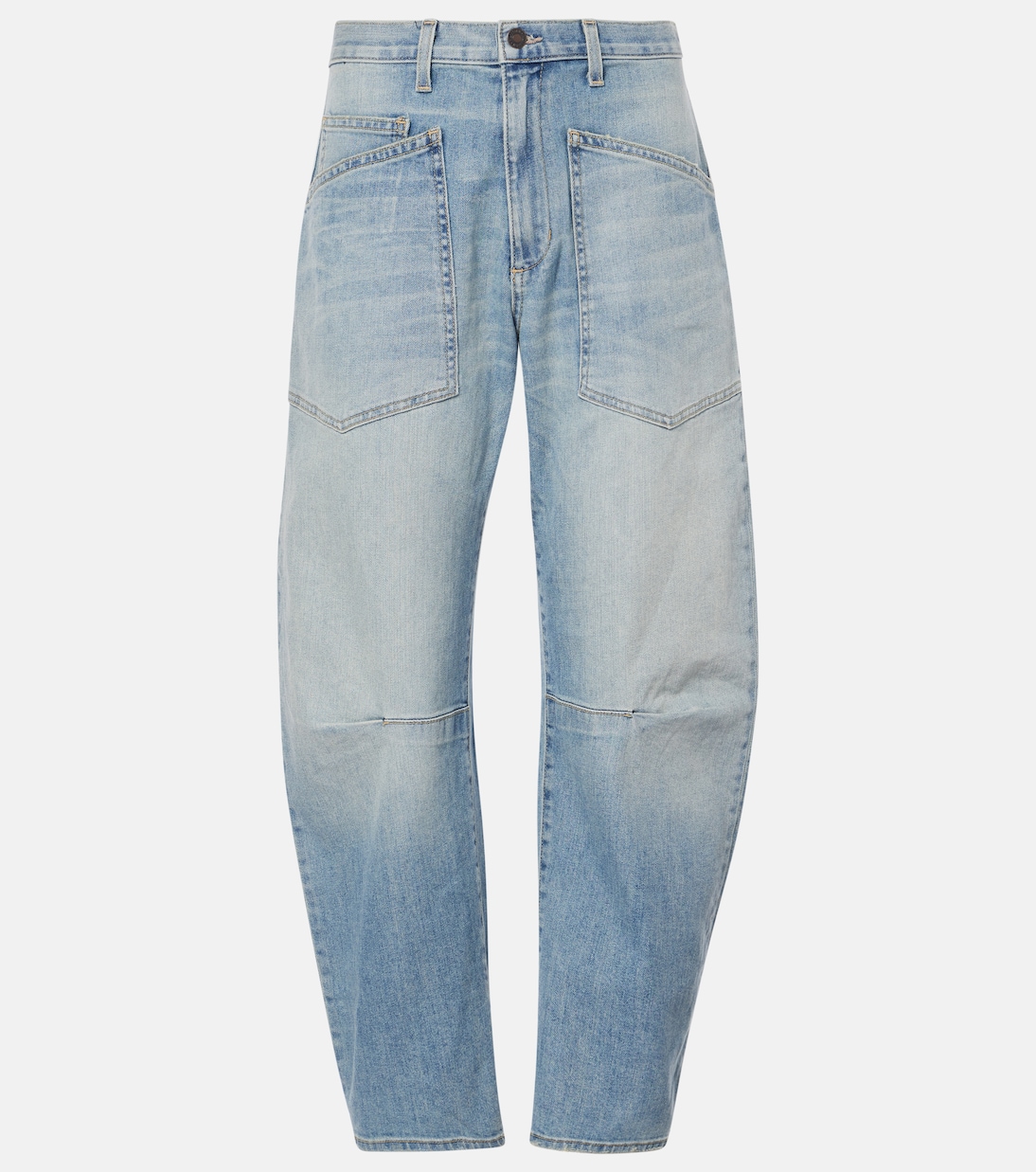 Shon high-rise barrel-leg jeans in blue - Nili Lotan | Mytheresa