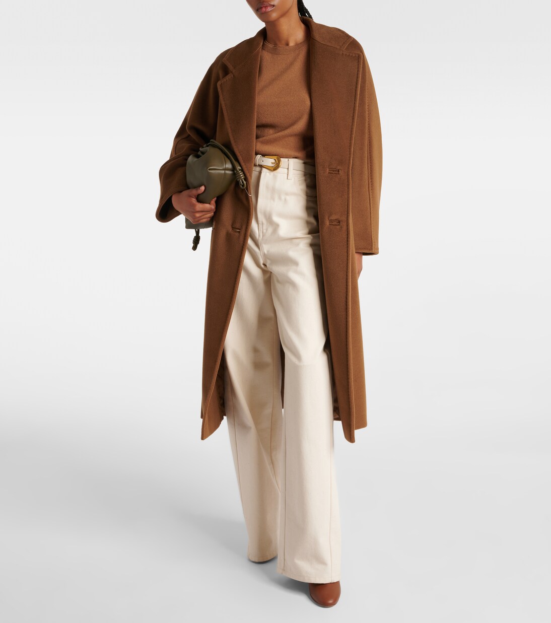 101801 Icon wool and cashmere coat in brown - Max Mara | Mytheresa